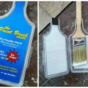 The Paint Brush Cover (3 Pack). Professional Painting Brush Holder/Case. Holds 1" to 3" Brushes