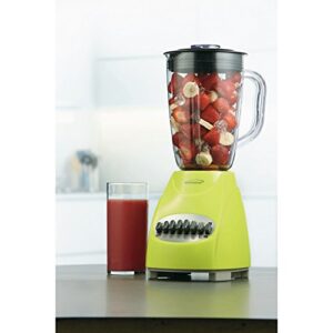 Brentwood JB-220G 12-Speed + Pulse Blender, Lime Green