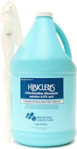 hibiclens anti-microbial skin cleanser/surgical scrub, 1 gallon with free hand pump included