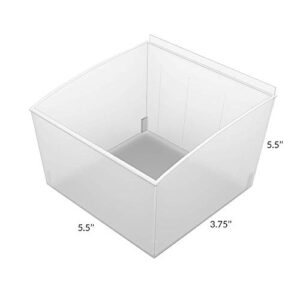 Proslat 3210 Probin Storage Bin Designed for PVC Slatwall, Small, 10-Pack