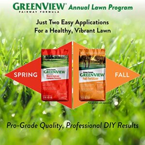 GreenView Fairway Formula Spring Fertilizer Weed & Feed + Crabgrass Preventer - 18 lb. - Covers 5,000 sq. ft.