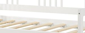 DHP Kayden Daybed Solid Wood, Twin, White