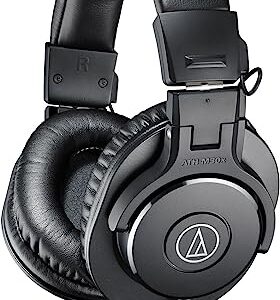 Audio-Technica ATH-M30x Professional Studio Monitor Headphones, Black