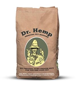 dr. hemp all natural pet bedding bag, 8-quart