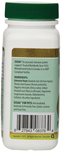 Essiac International Herbal Supplement for Pets, 60 Capsules