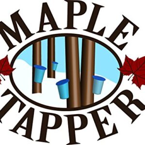 Maple Syrup Tapping Kit - Plastic Bucket, Bucket Lid, and Maple Sap Tapping 5/16" Tree Saver Spile/Spout - (Pack of 2)