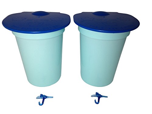 Maple Syrup Tapping Kit - Plastic Bucket, Bucket Lid, and Maple Sap Tapping 5/16" Tree Saver Spile/Spout - (Pack of 2)