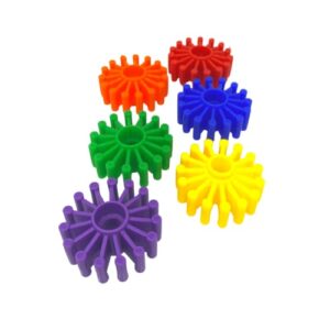 bonka bird toys 3308 pk6 cool plastic wheels foot talon parrot enrichment build diy craft party favor play construction assembling game interlocking.