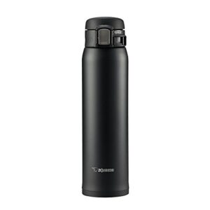 zojirushi sm-sa60ba stainless steel vacuum insulated mug, 1 count (pack of 1), black, 20 oz.