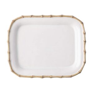 juliska bamboo natural 12'' rectangular platter