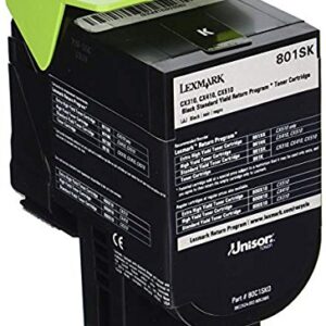 Lexmark 801SK (80C1SK0) Black Toner Cartridge for CX310, CX410, CX510