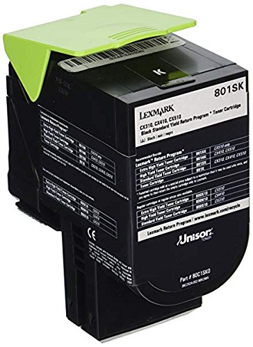 Lexmark 801SK (80C1SK0) Black Toner Cartridge for CX310, CX410, CX510