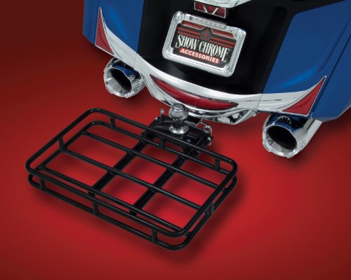 Show Chrome 52-828 Universal Motorcycle Trailer Hitch Luggage Cooler Storage Rack