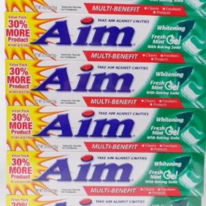 Aim Toothpaste 6 oz Tube (pack of 6) Fresh Mint gel