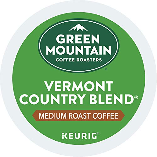 Green Mountain Coffee Roasters Vermont Country Blend, Single-Serve Keurig K-Cup Pods, Medium Roast Coffee, 12 Count (6 Pack)