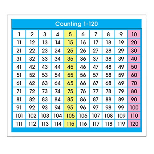 NORTH STAR TEACHER RESOURCE Prompts Counting 1-120 Adhesive Desk