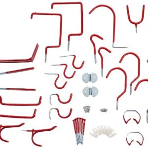 Stalwart 75-8030R Hang it Yourself Home Organization, 30-Piece, Red, Assorted