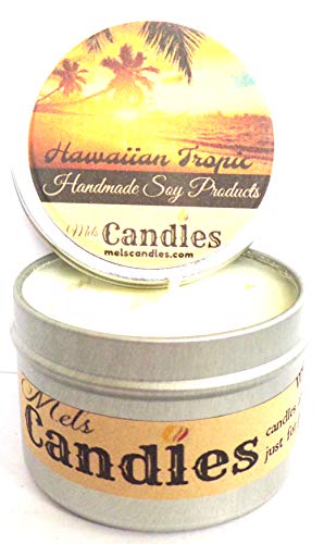 Hawaiian Tropic 100% Soy Candle Tin - 100% Handmade in USA