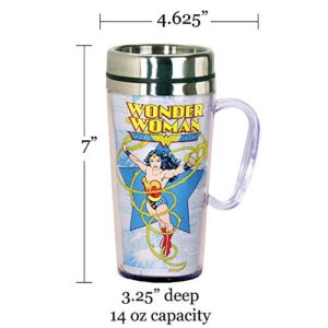 Spoontiques - Insulated Travel Mug - Betty Boop Nurse Coffee Cup - Coffee Lovers Gift - Funny Coffee Mug - 15 oz - Pink