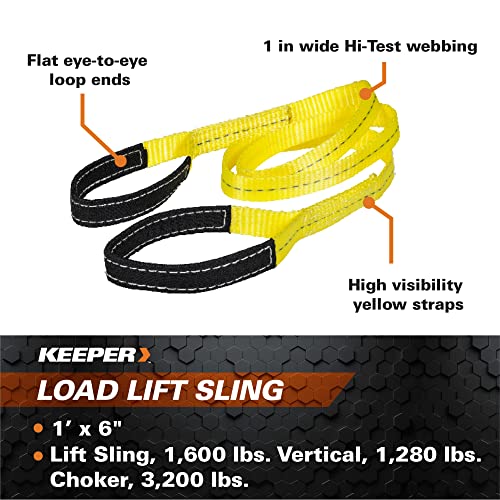 Keeper (02604 6' x 1" Lift Sling, 1 Ply