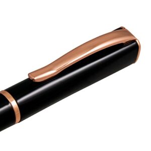 Monteverde Impressa, Fountain Pen, Black w/Rose Gold Trim, Broad Nib (MV29861-B NIB)