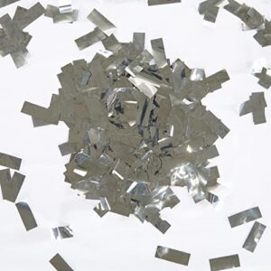 Ultimate Confetti Shiny Silver Metallic Bulk Confetti Bag, Includes 1 Pound Bag Confetti | Great for Celebrations, Weddings, Confetti Party, Fiesta Confetti, 2022 Graduation, & More