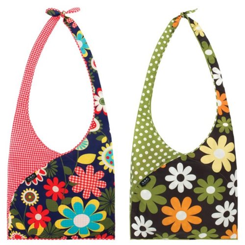 Envirosax Set of 2 Slingsax Bags, Gingham & Dot