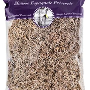 SuperMoss (26911) Spanish Moss Dried, Natural, 8 Ounces