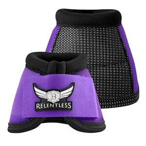 smartpak relentless strikeforce bell boots purple l