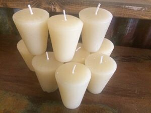 unscented sugarmold candles-set of 12