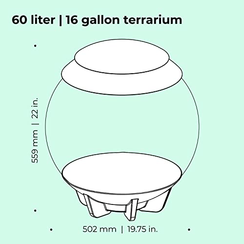 biOrb AIR 60 LED Terrarium - 16 gallon, white (46147)