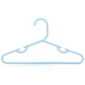 HANGERWORLD Kid's Hangers for Baby Nursery and Children's Closet Clothes Storage (20 Pack, Blue)