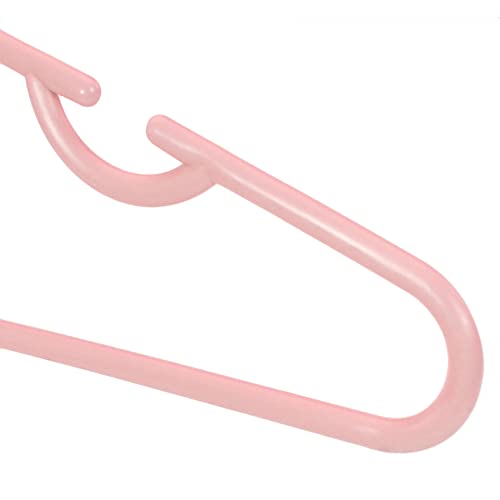 HANGERWORLD Kid's Hangers for Baby Nursery and Children's Closet Clothes Storage (20 Pack, Pink)