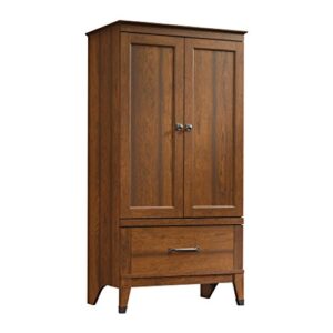 sauder carson forge armoire, washington cherry finish