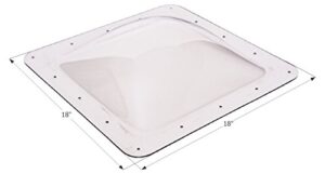 icon 01818 rv skylight sl1414-14" x 14" x 4", clear