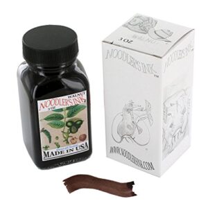 noodler's ink fountain pen bottled ink, 3oz, walnut