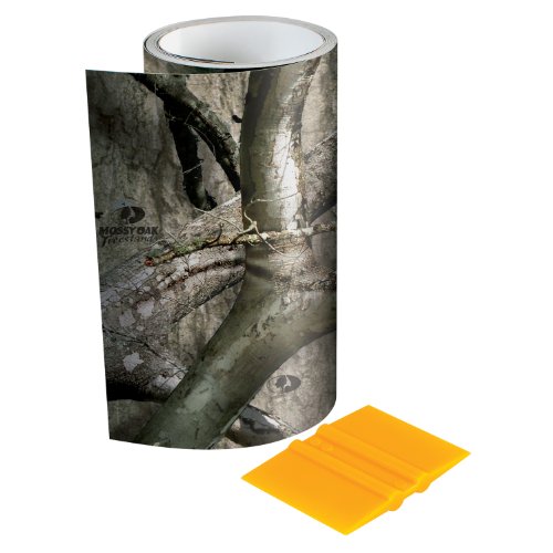 Mossy Oak - 14003-7-TS Graphics 6" x 7' Treestand Camouflage Tape Roll - Camo Vinyl with a Matte Finish - Ideal for Covering Guns, Bows, Cameras, and Other Hunting Accessories. Squeegee Included.