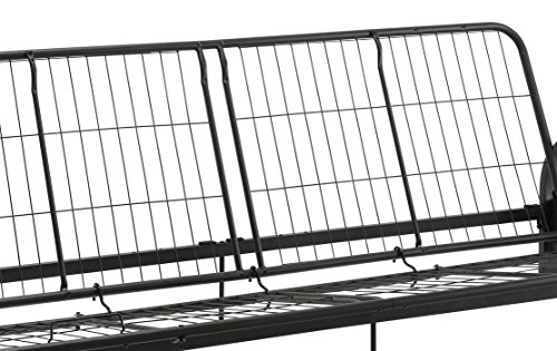 DHP Aiden Metal Futon Frame, Black Large