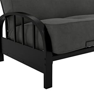 DHP Aiden Metal Futon Frame, Black Large