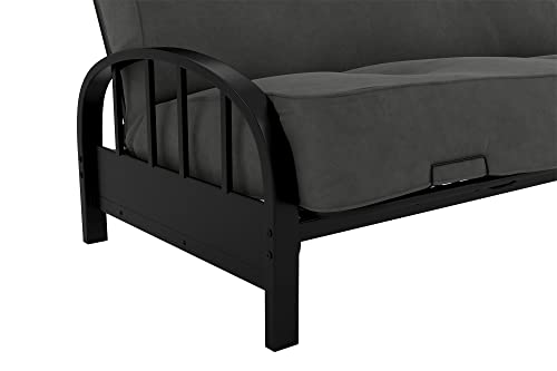 DHP Aiden Metal Futon Frame, Black Large