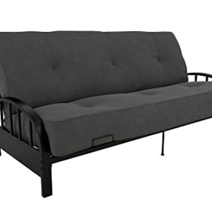 DHP Aiden Metal Futon Frame, Black Large