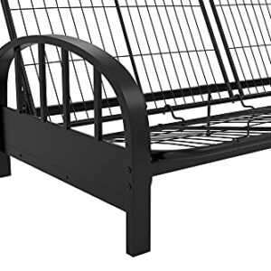 DHP Aiden Metal Futon Frame, Black Large