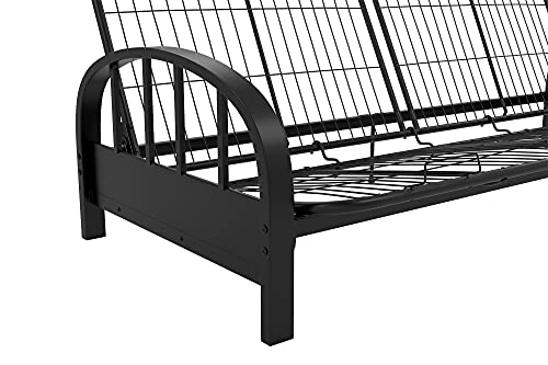 DHP Aiden Metal Futon Frame, Black Large