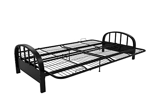 DHP Aiden Metal Futon Frame, Black Large