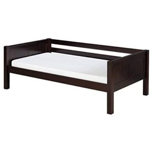 Camaflexi Panel Style Solid Wood Day Bed, Twin, Cappuccino