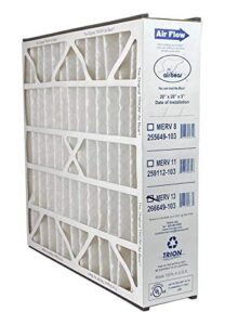 trion air bear 266649-103 - 20" x 20" x 5" merv 13 pleated air filter