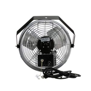 TPI Workstation Fans, Wall-Mount, 12" Blade Diameter, 1/12 Hp