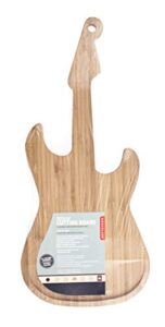 kikkerland bamboo guitar cutting board