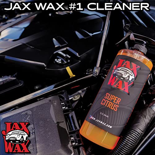 Jax Wax Super Citrus Commercial Grade Car and Boat Cleaner & Degreaser – Natural Citrus Oil Car Cleaning Spray - 32 Oz