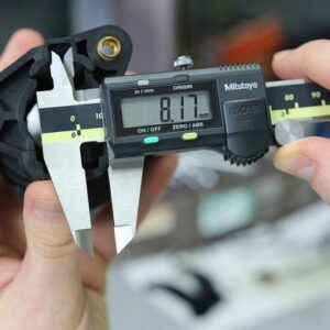 Mitutoyo 500-196-30 Advanced Onsite Sensor (AOS) Absolute Scale Digital Caliper, 0 to 6"/0 to 150mm Measuring Range, 0.0005"/0.01mm Resolution, LCD